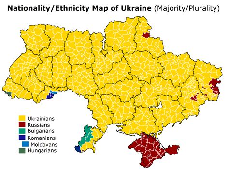 Ethnicity Map Of Ukraine 2016 Rmapporn