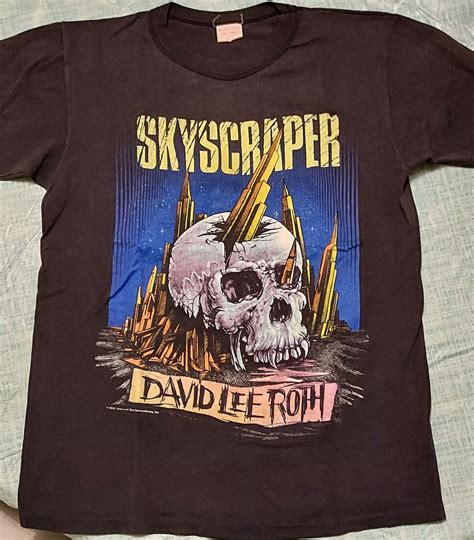 Vintage Concert T Shirt David Lee Roth 1988 Gem