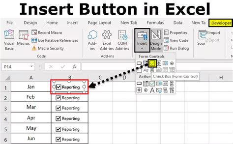 Excel de Düğme Ekle Excel de Düğme Ekleme Adımı Örneklerle Excel VBA ve Power BI 2025