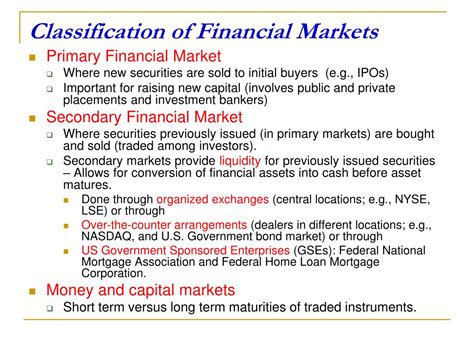 PPT FNCE 4070 FINANCIAL MARKETS AND INSTITUTIONS Lecture 2