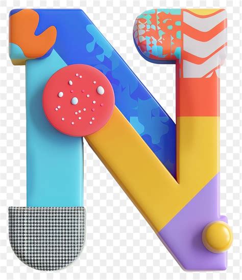 Png Letter N Pattern Vibrant Free Png Rawpixel