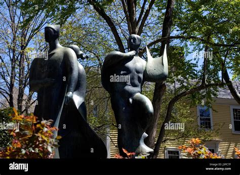 A Sculpture At The Rhode Island School Of Design Campus Providence