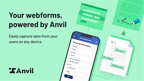 Anvil Webforms Customizable Forms For Seamless Data Capture