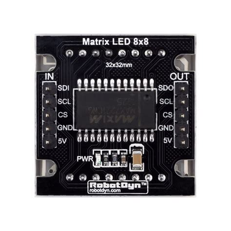 8x8 Matrix I2c Led Displej Max7221 Arduino Modul Robotstorecz
