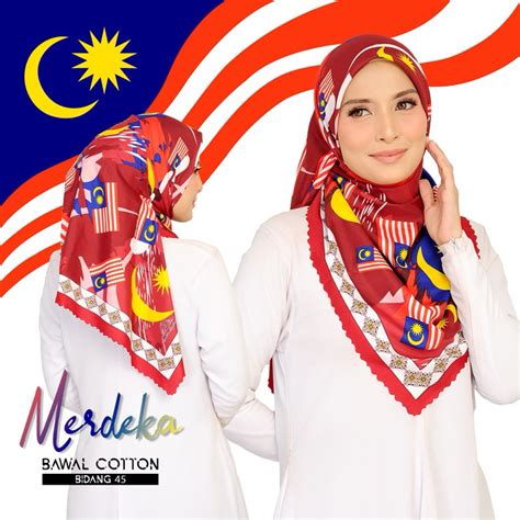 Bawal Merdeka Laser Cut Dan Mafla Merdeka Shopee Malaysia