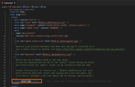 How To Set The Document Title In React
