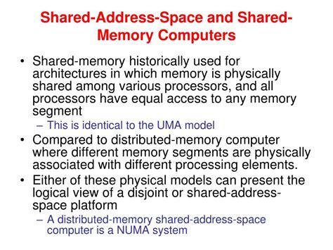 Ppt Shared Address Space Computing Hardware Issues Powerpoint