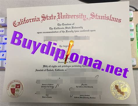 How To Buy Fake California State University Stanislaus Degree Fake