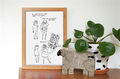 Crying Chart A5 Print — Rubyetc