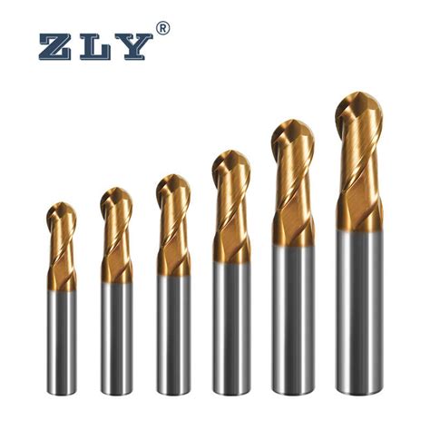 4 Flute Carbide Ball Nose End Mill Carbide Tools End Mills Drills