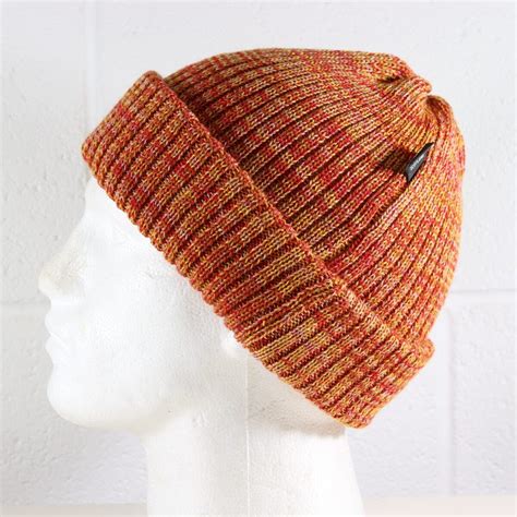Double Fold Merino Beanie Wonky Woolies Beanie Hat Knitted Hat