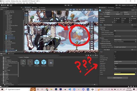 Textmesh Always Behind Background Can Only See Orange Outline