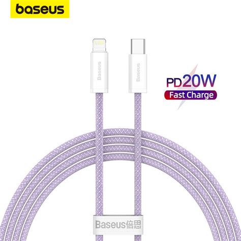 Dây Cáp Baseus Pd 20w Nối Đầu Usb C Sang Đầu L Sạc Nhanh Hỗ Trợ Truyền