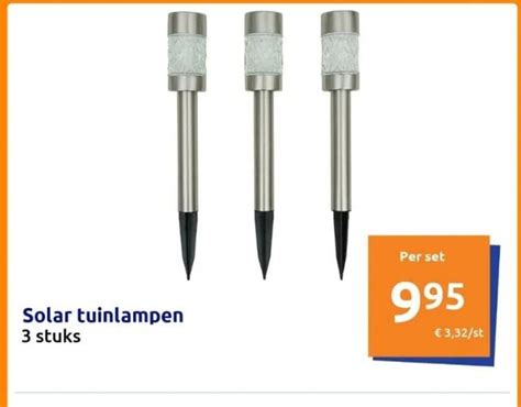 Solar Tuinlampen Stuks Aanbieding Bij Action