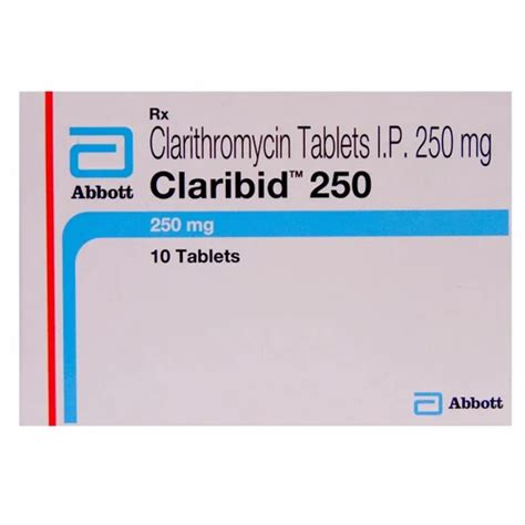 Clarithromycin Tablets Ip Abbott 1x10 At ₹ 615stripe In Nagpur Id
