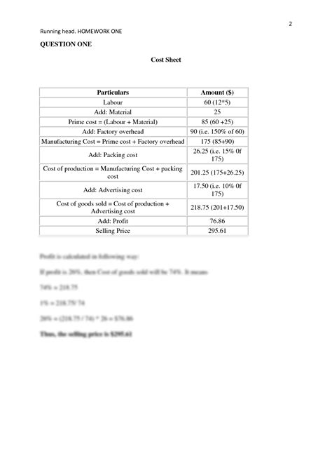 Solution Homework One Engineering Studypool
