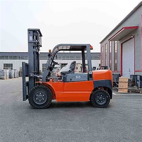 5 Ton Ic Diesel Forklift Cpcd50 5000kg Container Mast Heavy Duty