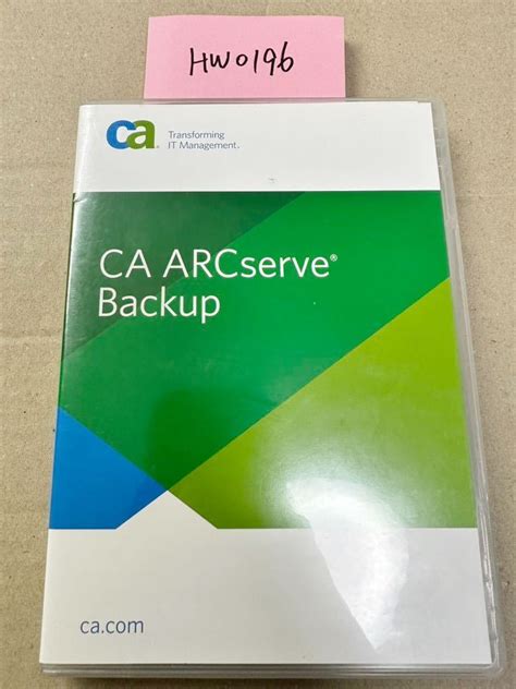 Yahooオークション Hw0196中古品ca Arcserve Backup R125 For Wi