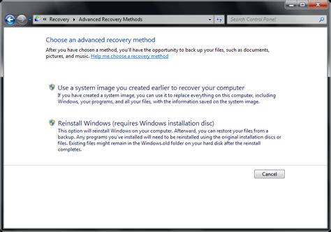 Restore System Image From External Hard Drive In Windows