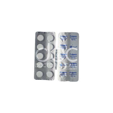 Buy Progesic 500mg Tablet 10s Strip Uses Dosage Side Effects
