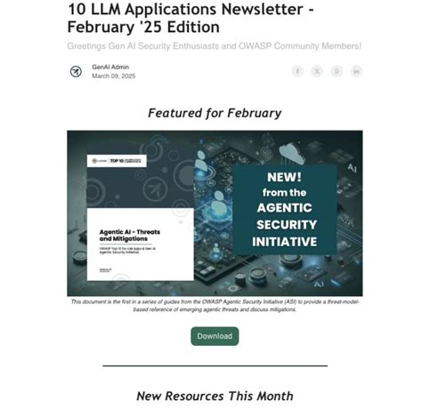 Owasp Genaisecurity Cybersecurity Ai Llmsecurity Agenticsecurity Owasp Genai Security