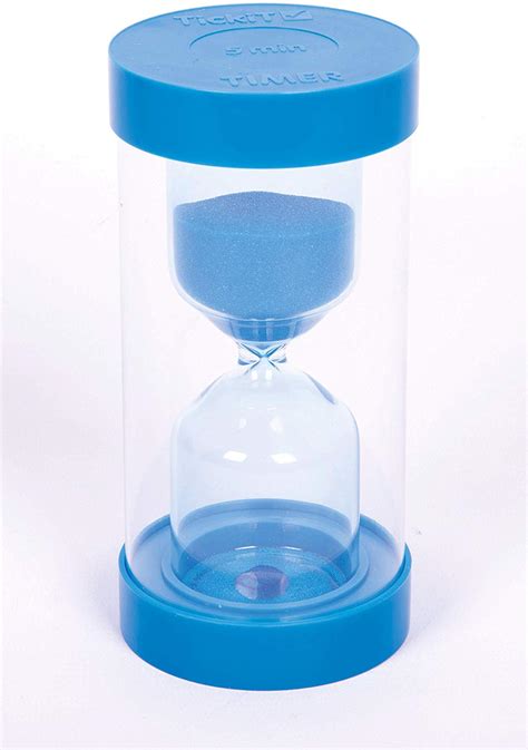 Tickit Colourbright Sand Timer 5 Minute Blue Wordunited