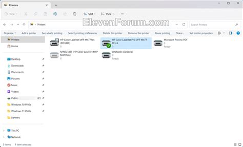 Add Or Remove Printers In Navigation Pane Of File Explorer In Windows 11 Windows 11 Forum