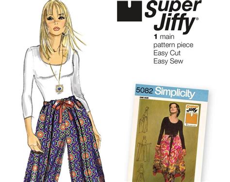 Simplicity S9595 Sewing Pattern Misses Very Easy Vintage 70s