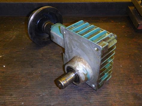 Right Angle 201 Belt Driven Gear Reducer Assembly Btm Industrial
