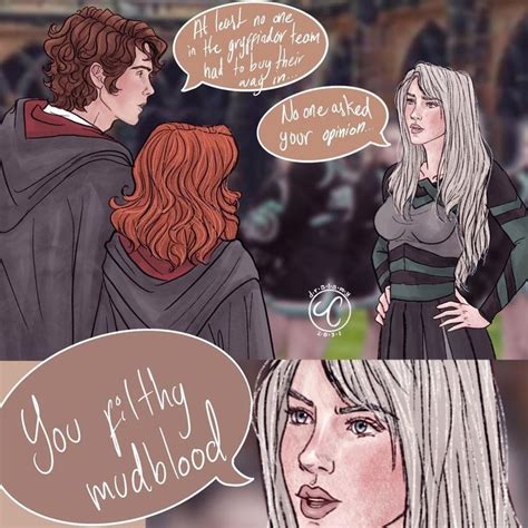Draco Malfoy Mean Girls Vibes Hermione Granger Fanart Draco Malfoy