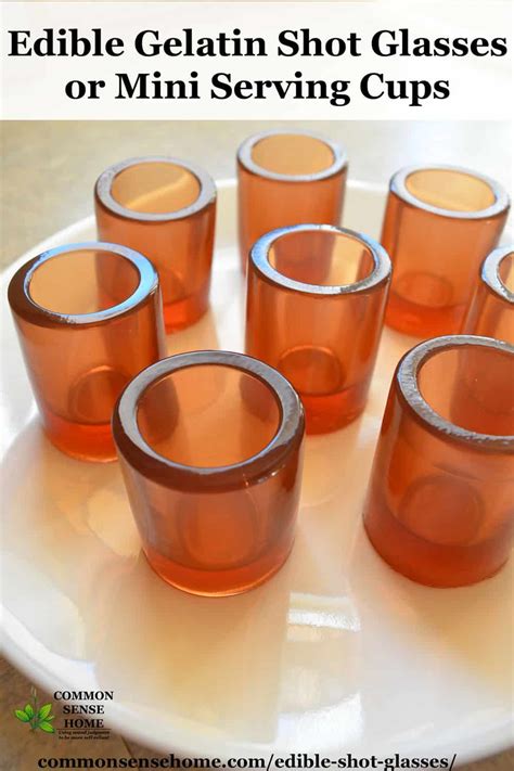 Edible Shot Glasses Or Mini Serving Cups Fun And Easy To Make