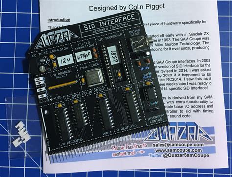 Tindie Blog Sid Soundchip Interface For The Rc2014