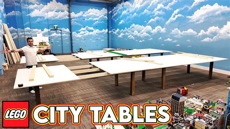 Building Huge Lego City Tables Toy Network