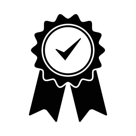 prima icono vector rosetón premio vector verificado icono aprobación