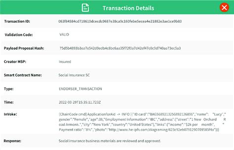 Successful Implementation Of Social Insurance Smart Contracts