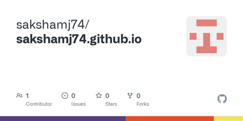 github sakshamj74