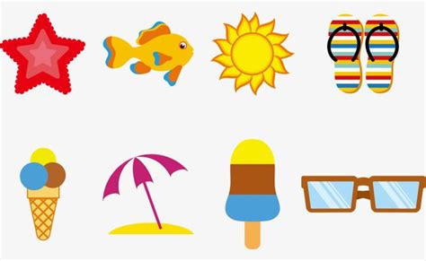 Summer Vacation Sunglasses Vector Images