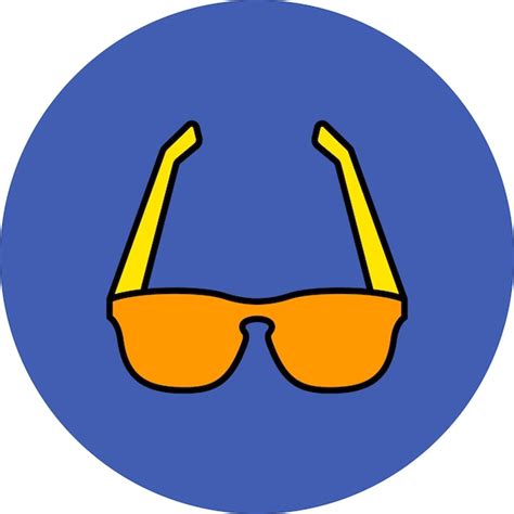 Sun Glasses Icon Premium Vector