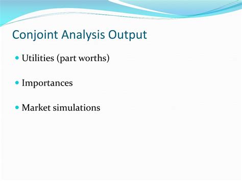 Ppt Introduction To Conjoint Analysis Powerpoint Presentation Free Download Id9447924