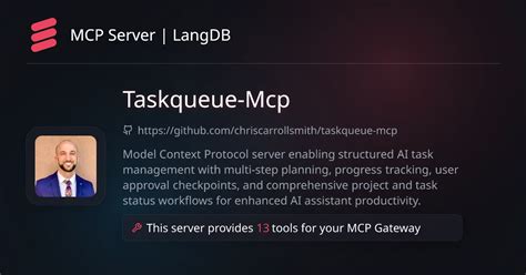 Taskqueue Mcp Langdb