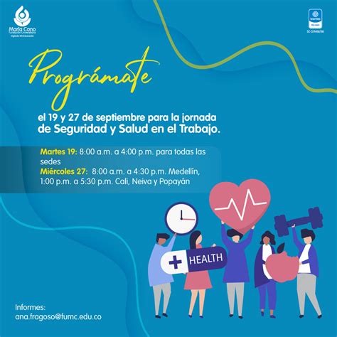 Jornada De Seguridad Y Salud En El Trabajo Maria Cano