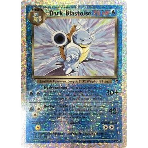 Verified Dark Blastoise Legendary Collection Box Topper By Pokemon