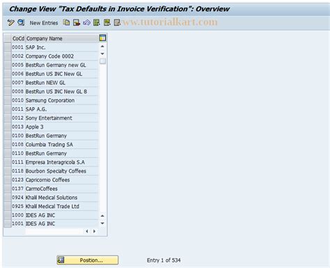 Omr Sap Tcode C Rm Mat Mr Default Incoming Invoice