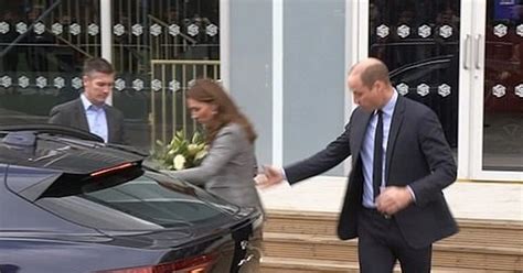 Prince Williams Sweet Gesture After Kate Trips Up As They Leave