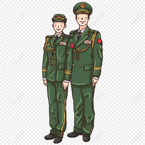 남자 군인과 여자 군인 Png 일러스트 무료 다운로드 Lovepik
