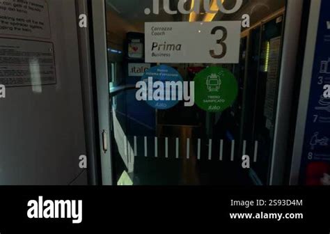 Exploring Italo Train Interior And Seating Stock Video Footage Alamy