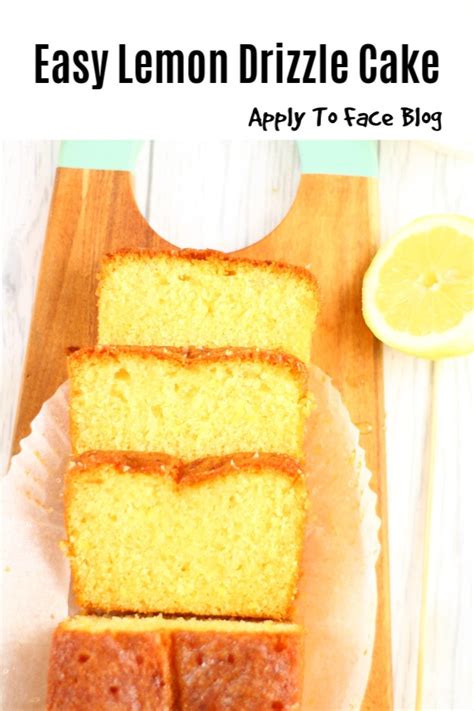 Easy Lemon Drizzle Cake Apply To Face Blog
