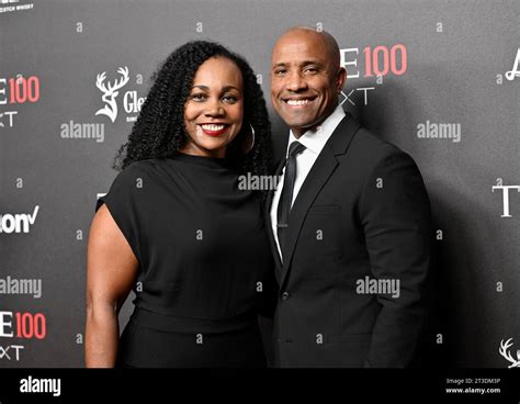 Astronaut Victor J Glover Right And Wife Dionna Odom Glover Attend