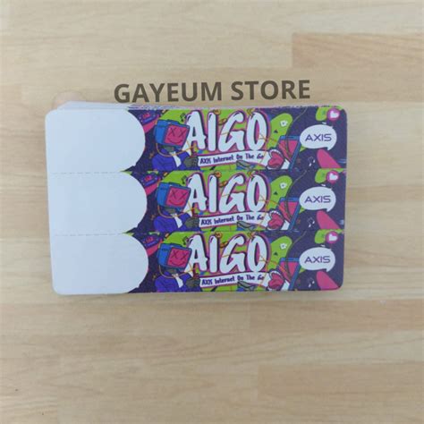 Voucher Kosong Axis AIGO New Isi 10 Sn Lazada Indonesia