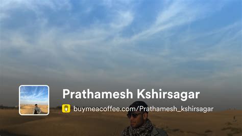 Prathamesh Kshirsagar Buymeacoffee